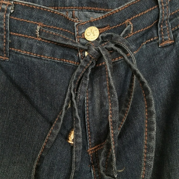 Nissi | Jeans | Vintage Inspired Flared Drawstring Jeans | Poshmark